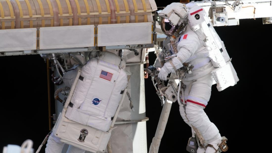 Space Engineering! NASA astronauts successfully install solar panels on ...