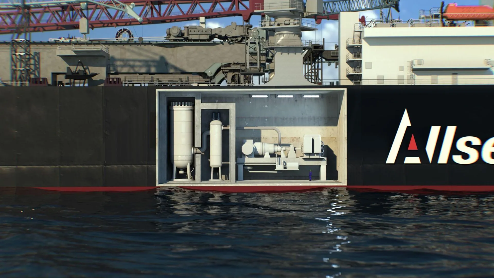 Allseas apuesta por la energía nuclear para sus flotas