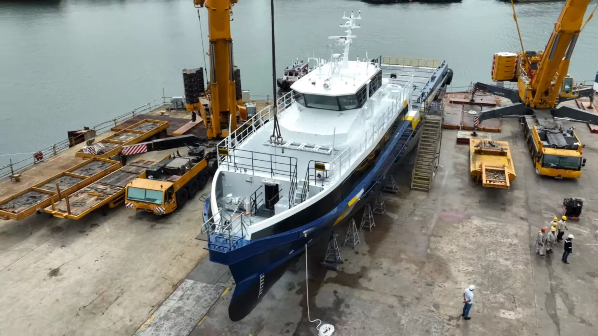Strategic Marine support vessel to improve efficiency of offshore wind farm