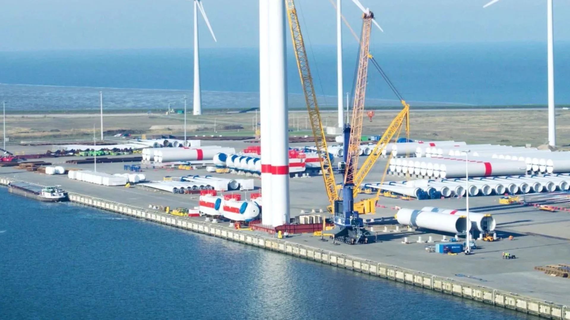 Buss ports recibirá los componentes del parque Hollandse Kust West