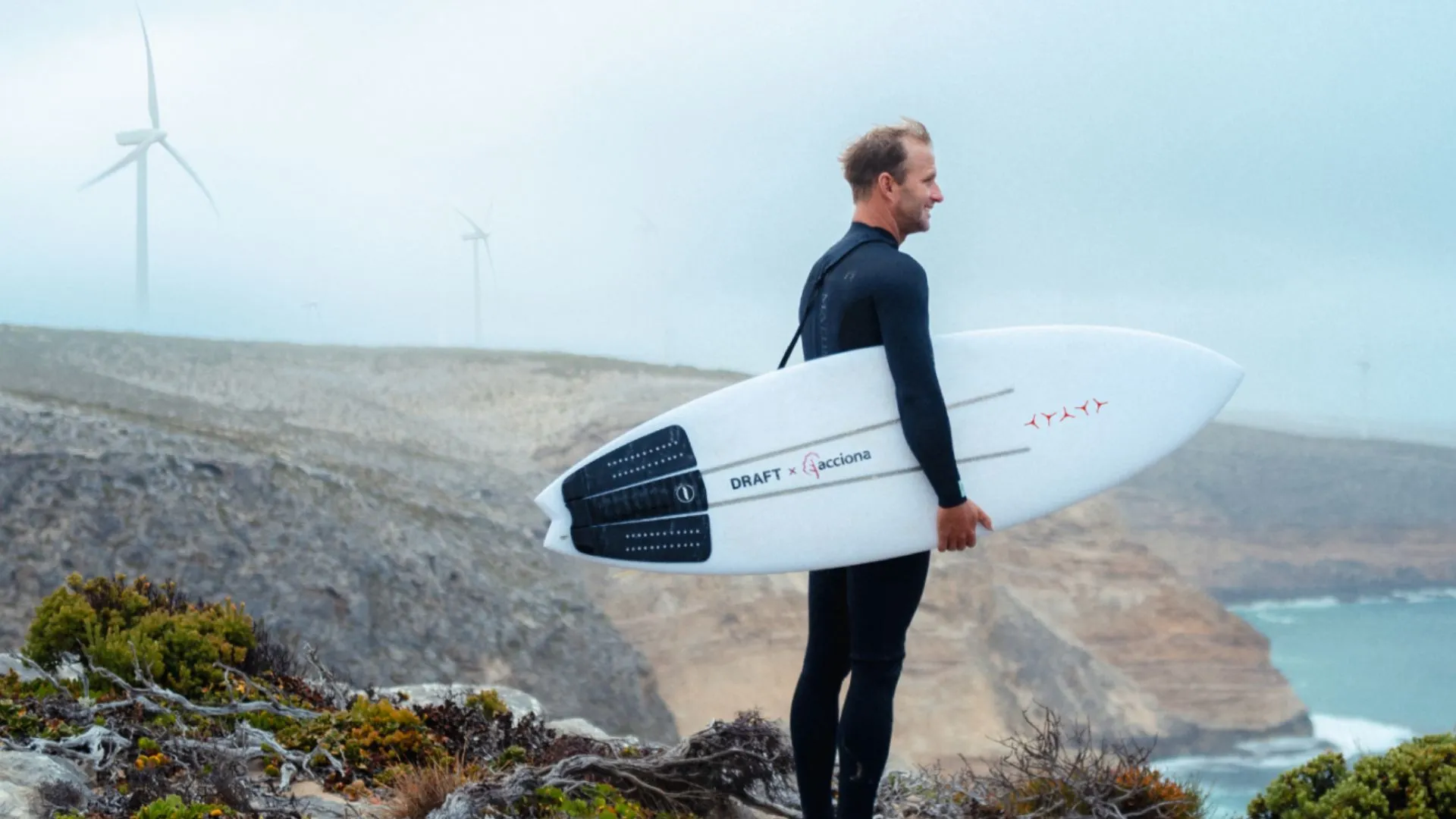 Surfboards made from recycled wind turbine blades