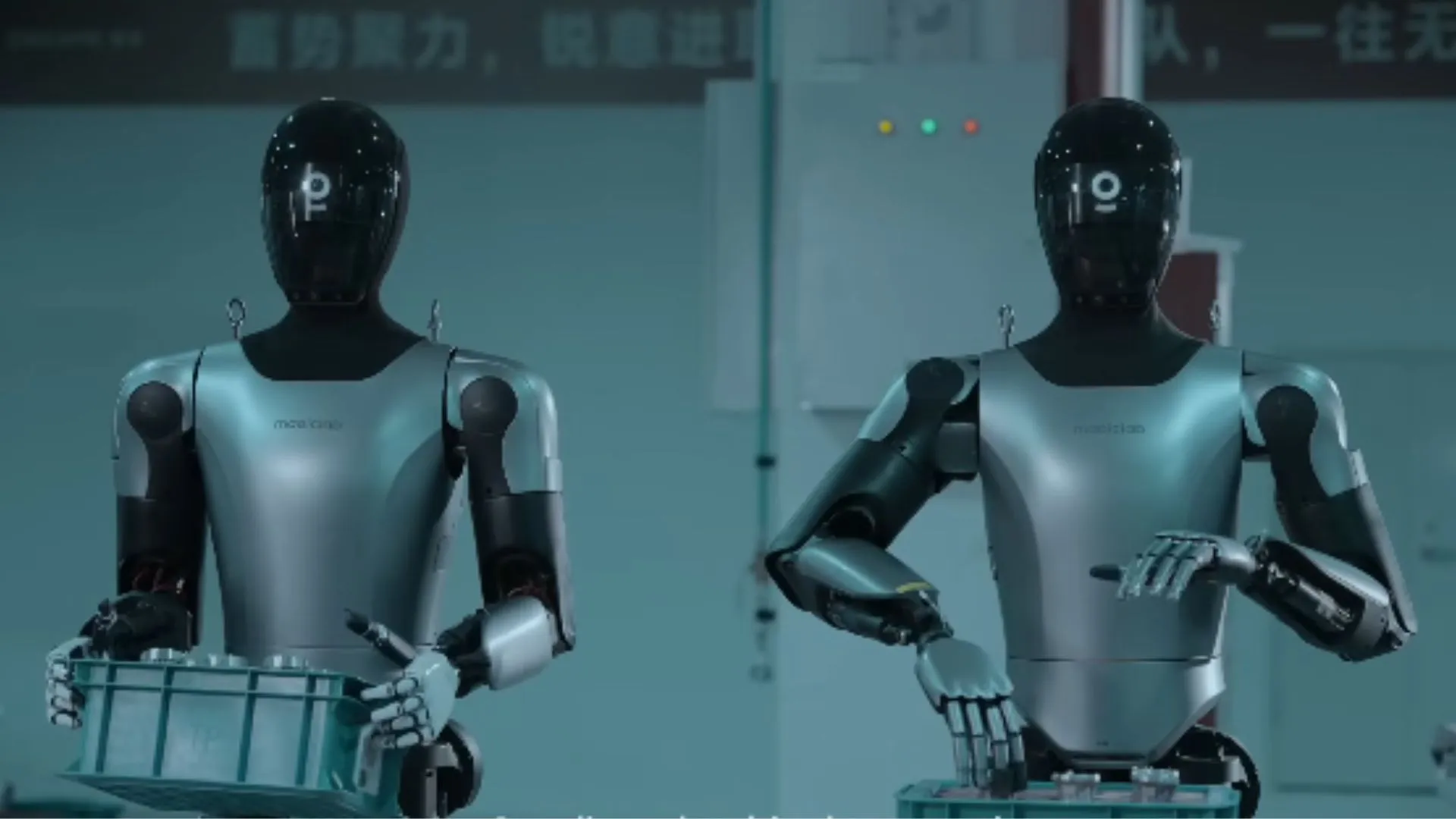 MagicBot robot squad dominates a factory in China