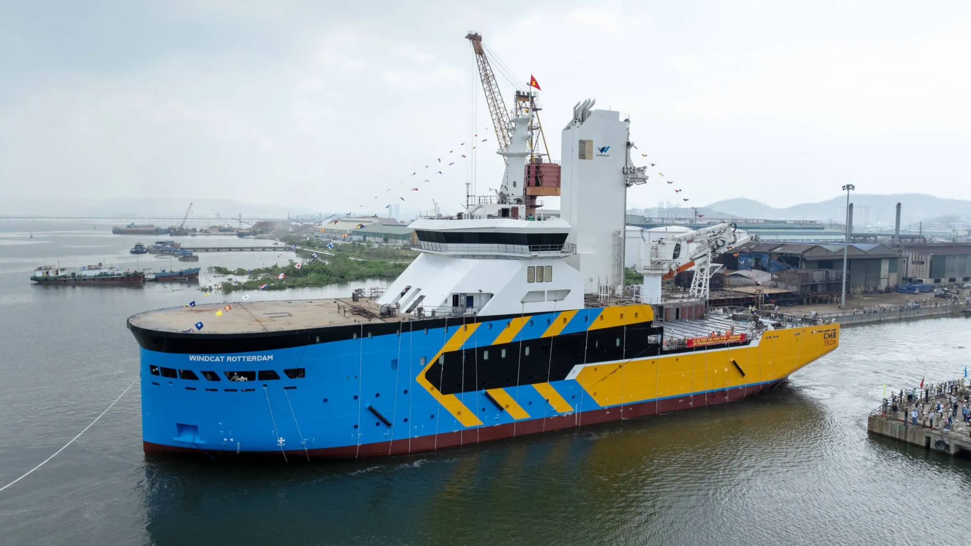 Damen lanza el primer CSOV de Windcat para el mantenimiento de parques ...