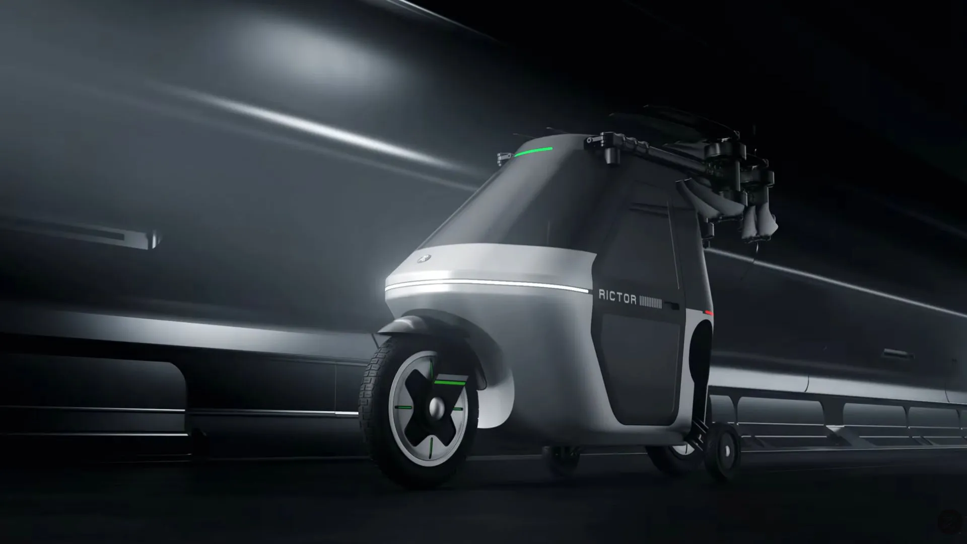 RICTOR presents the Skyrider X1 amphibious flying motorcycle