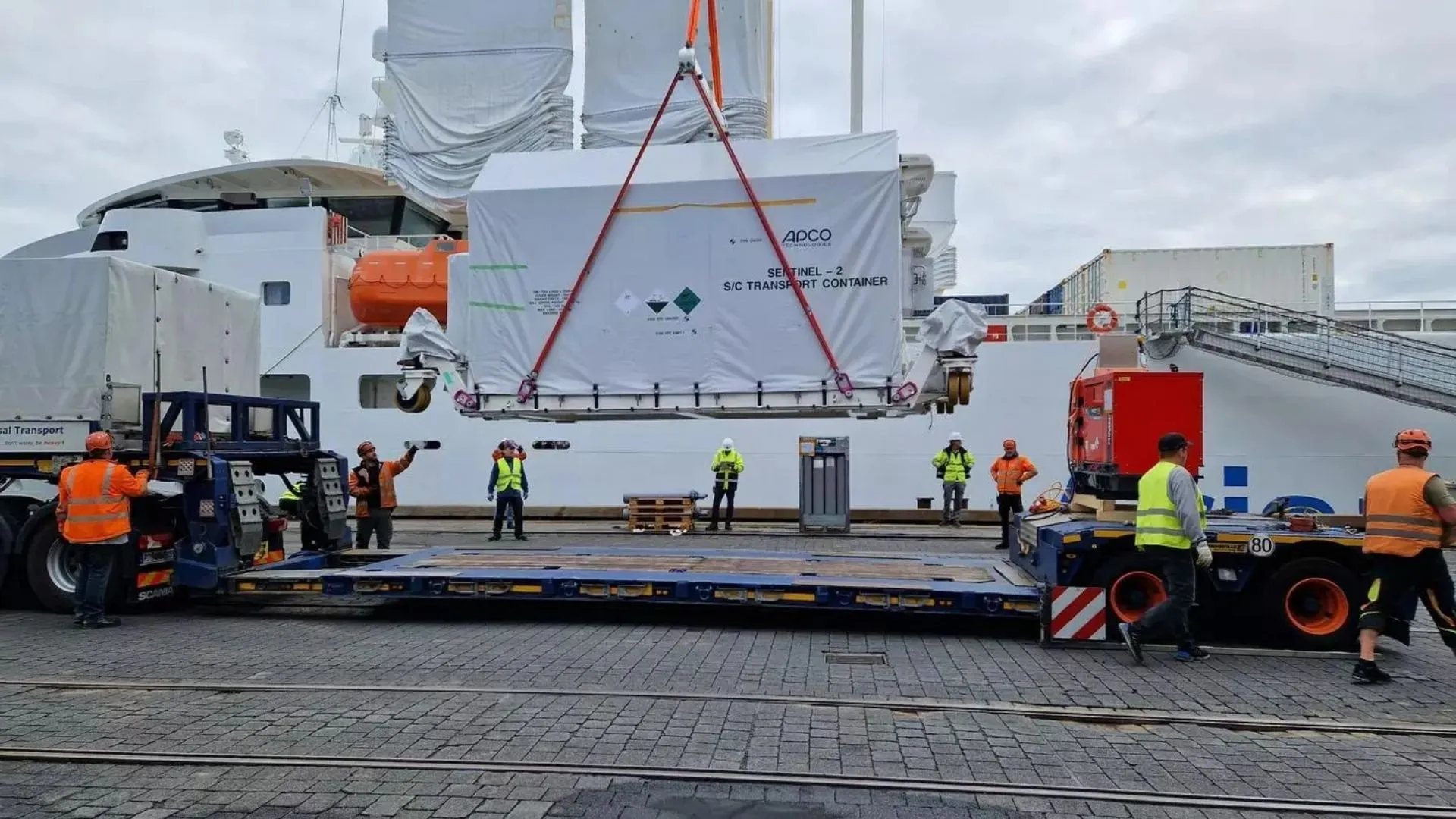 Copernicus Sentinel-2C satellite nears launch site