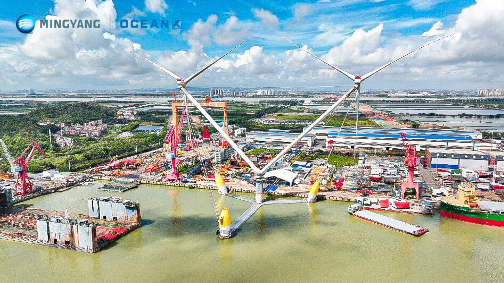 What's new! Double V-rotor floating wind platform