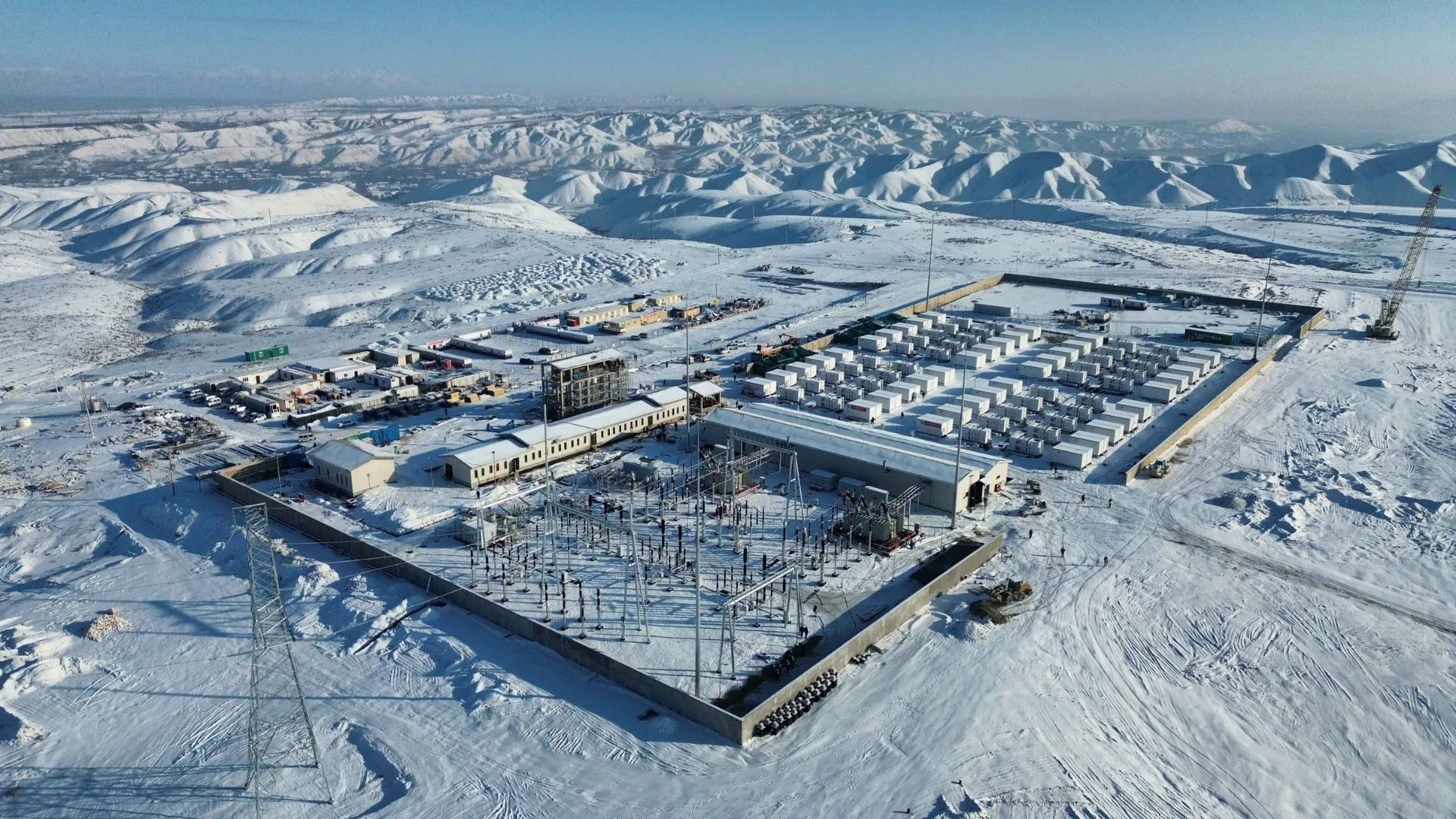 Companies build the largest ESS system in Central Asia