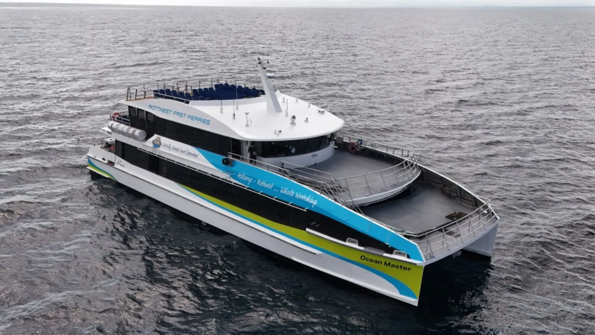 Entregan catamarán Ocean Master a Rottnest Fast Ferries