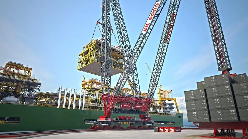 SK6000: the most advanced crane for FPSO and FLNG installations