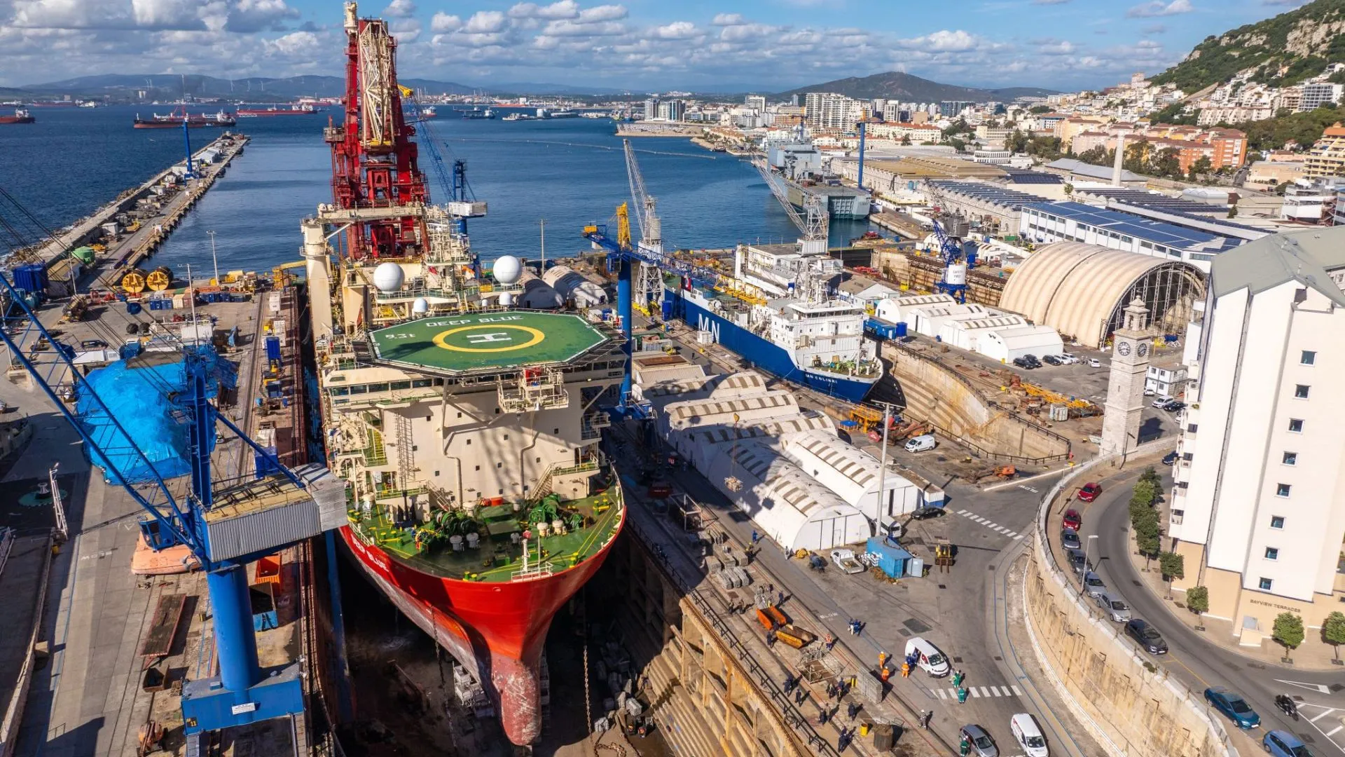 Gibdock completa la renovación del Deep Blue de TechnipFMC