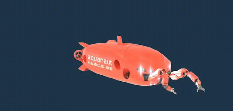 AQUANAUT. The underwater robot on offshore platforms