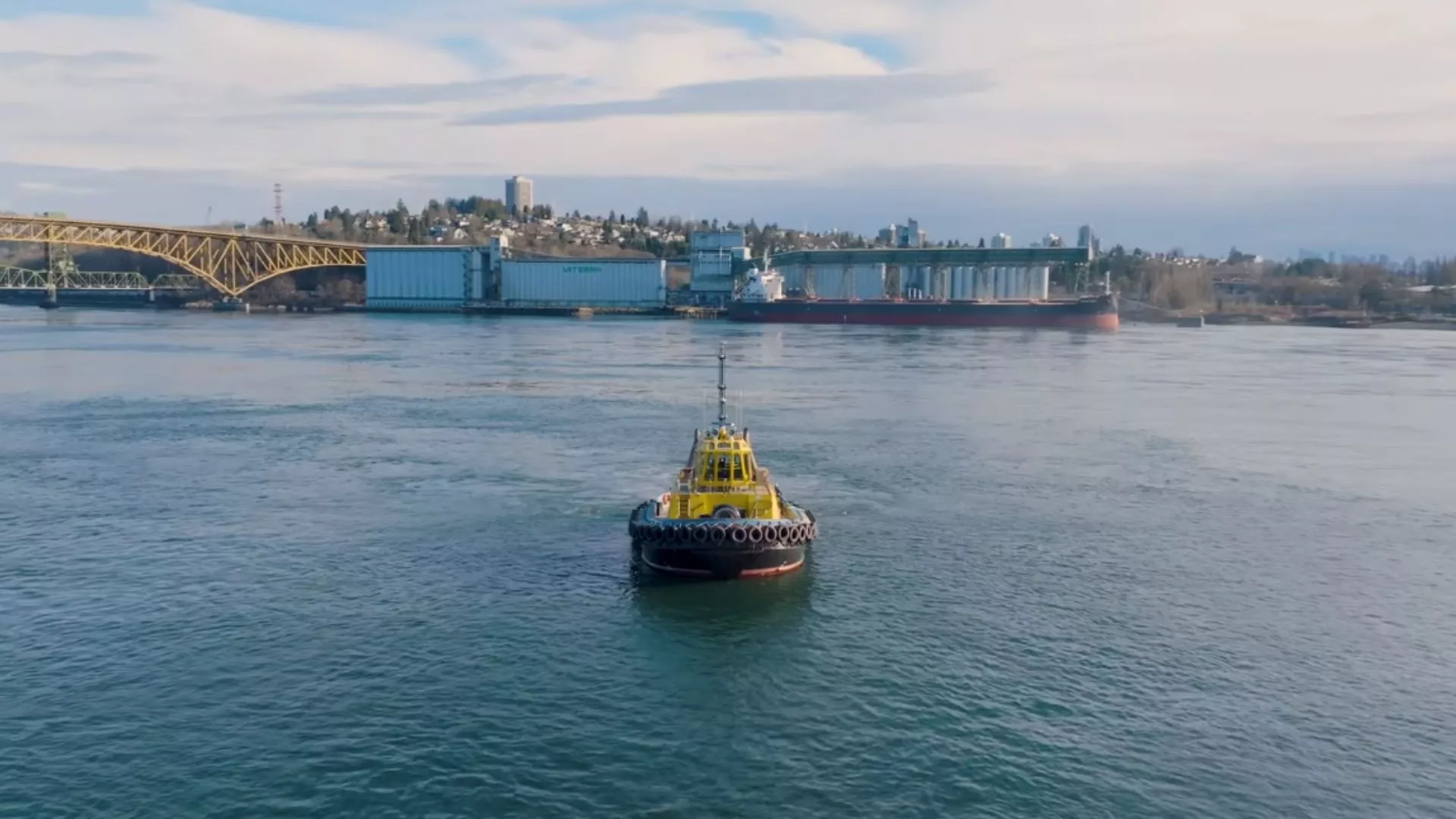 SAAM Towage unveils electric tugboats at the Port of Vancouver