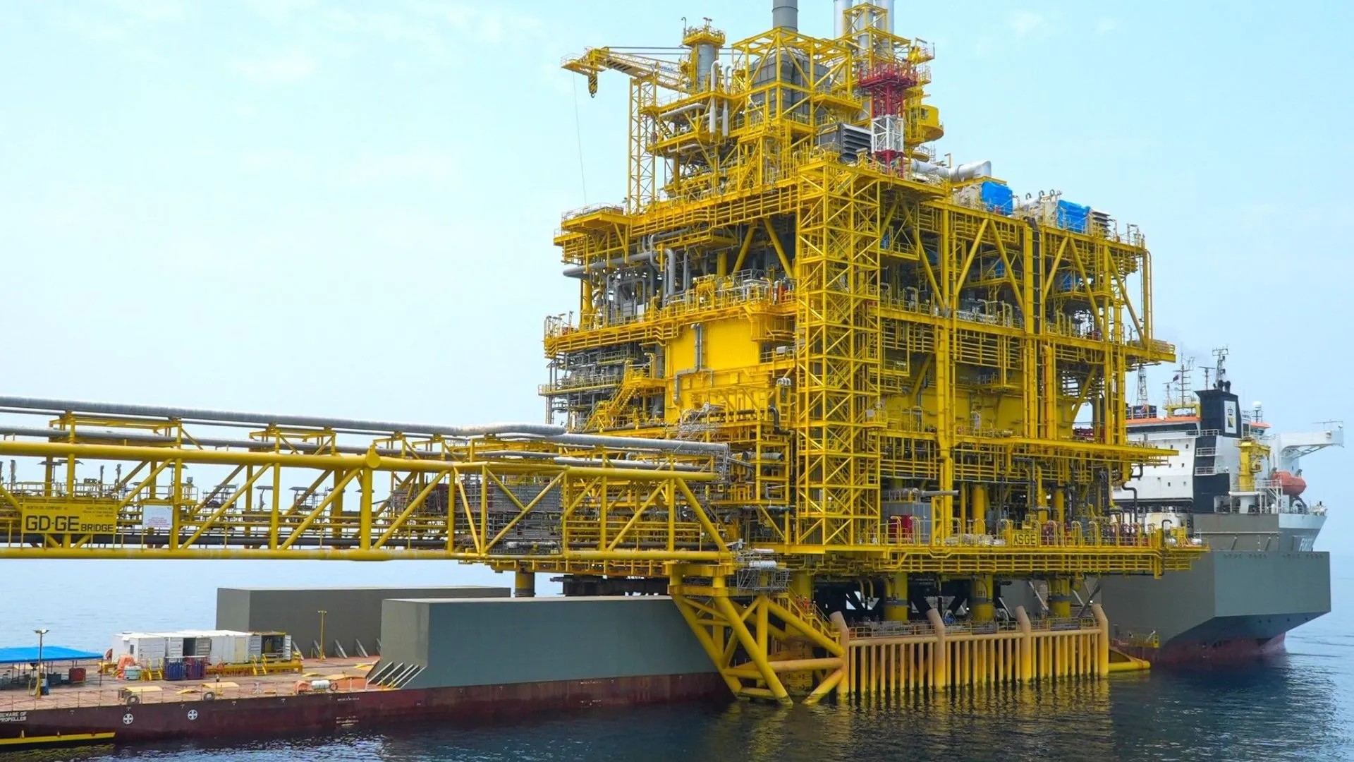 Central processing platform installed in Qatar