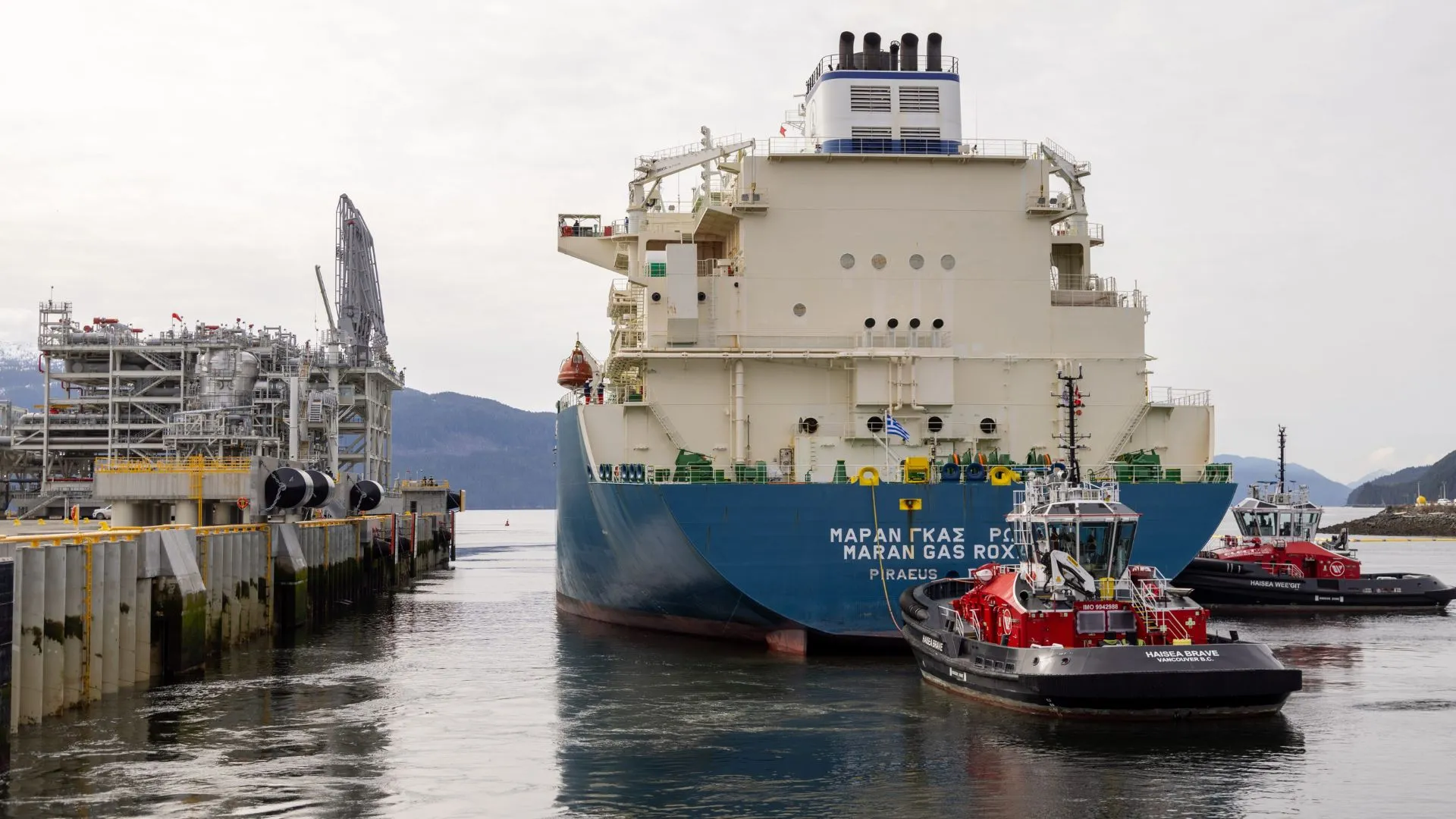 LNG Canada receives its first LNG shipment in Kitimat