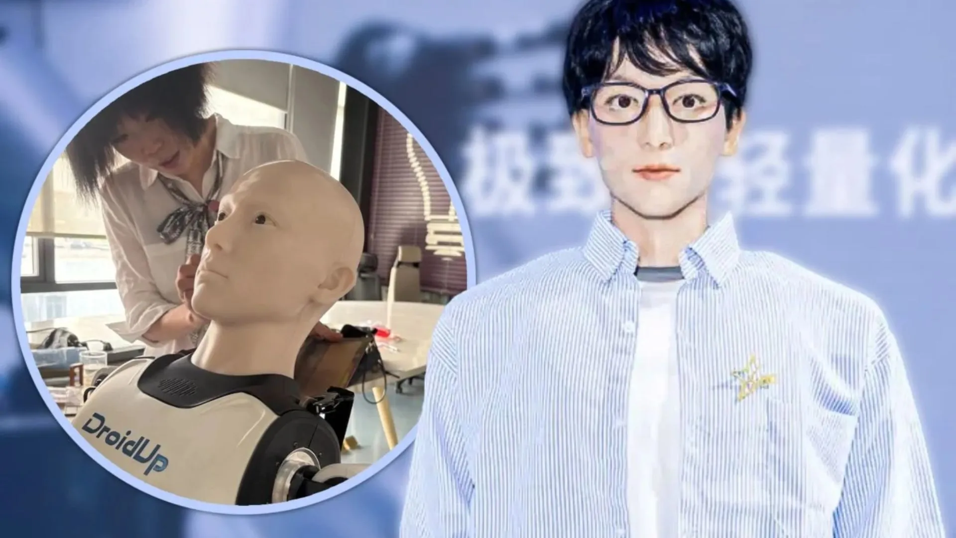 El robot Xueba 01 recibe doctorado de teatro y cine