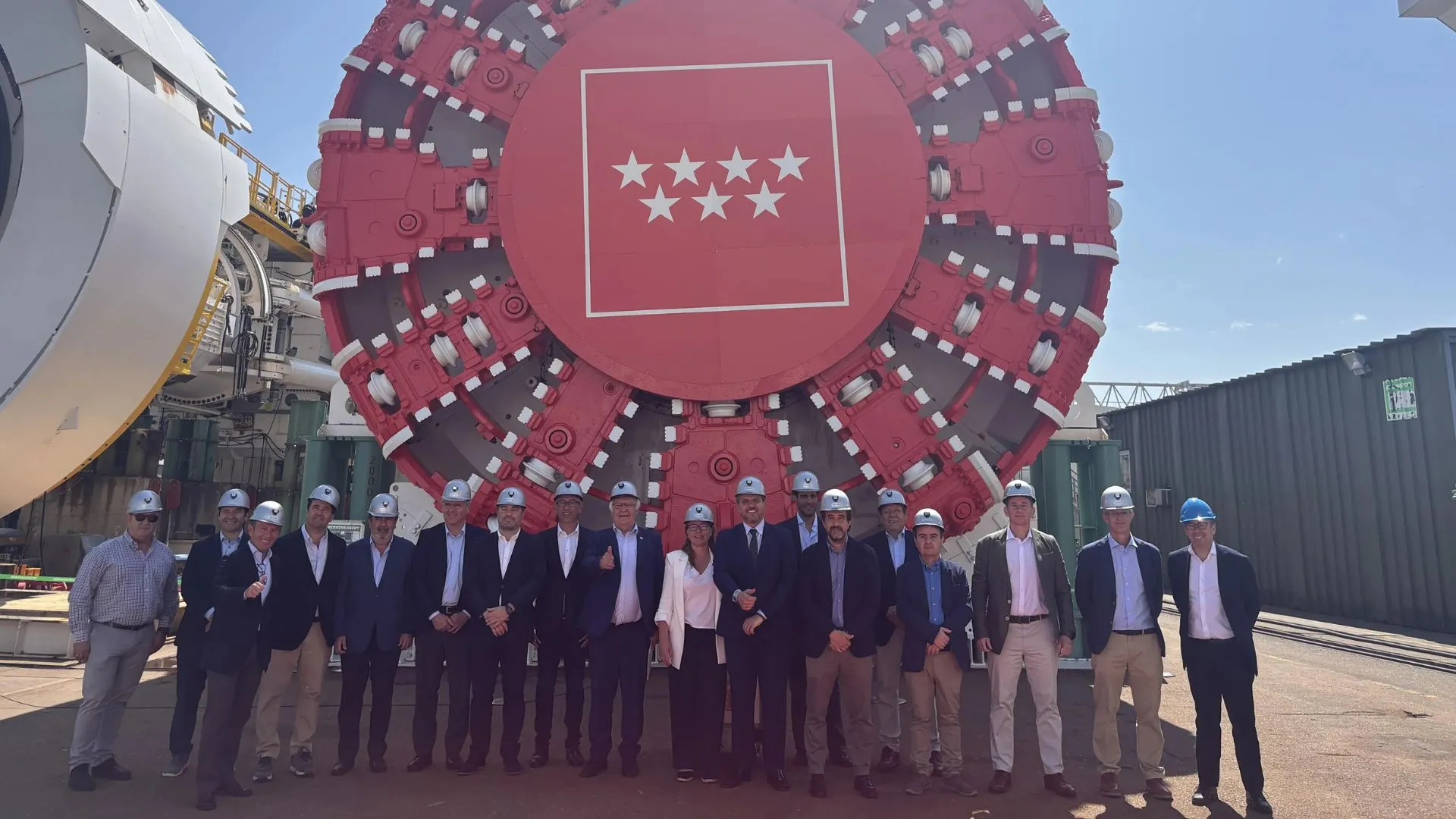 The Mayrit tunnel boring machine will arrive in December in Madrid