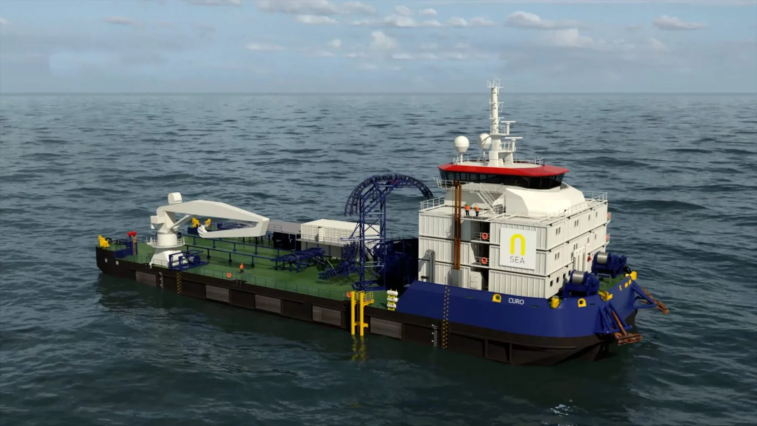 Lanzan el primer buque de reparación de cables submarino