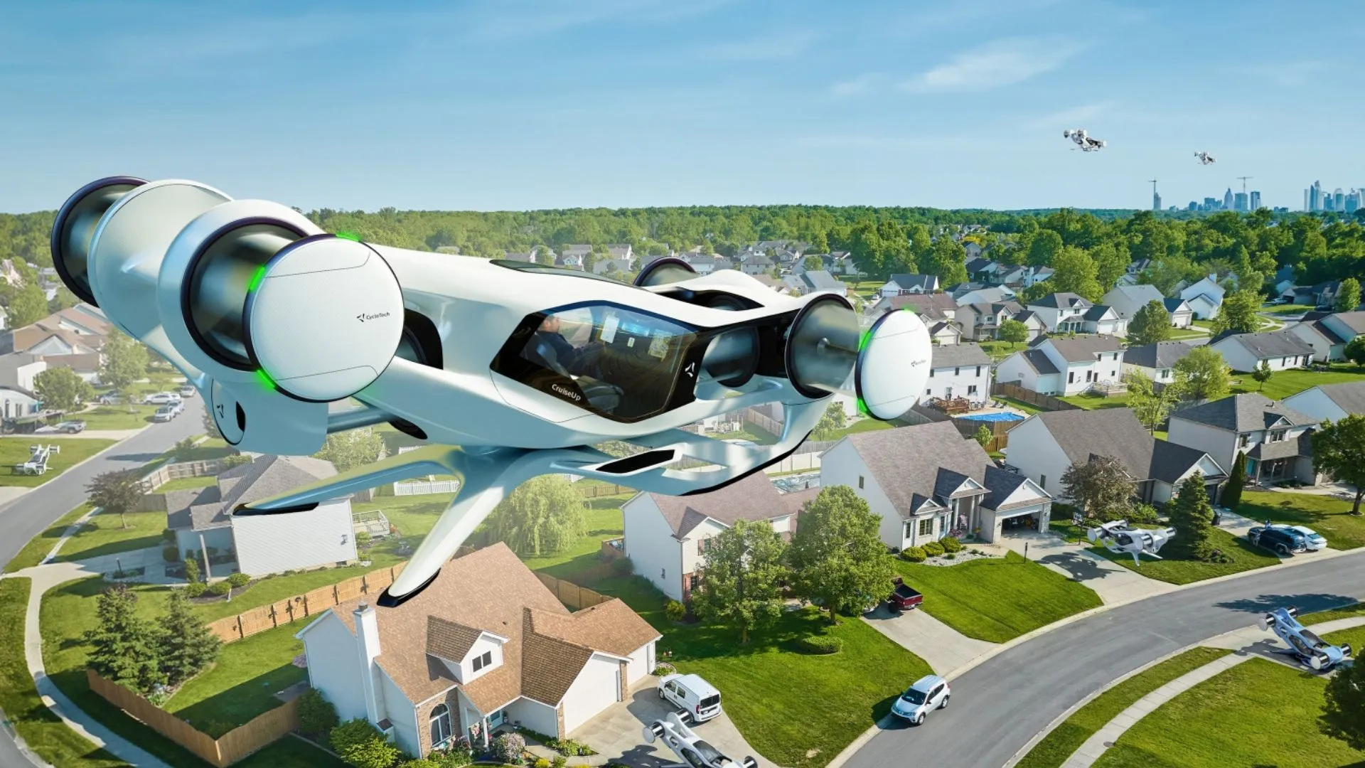 Lanzan el vehículo volador BlackBird con propulsión 360°