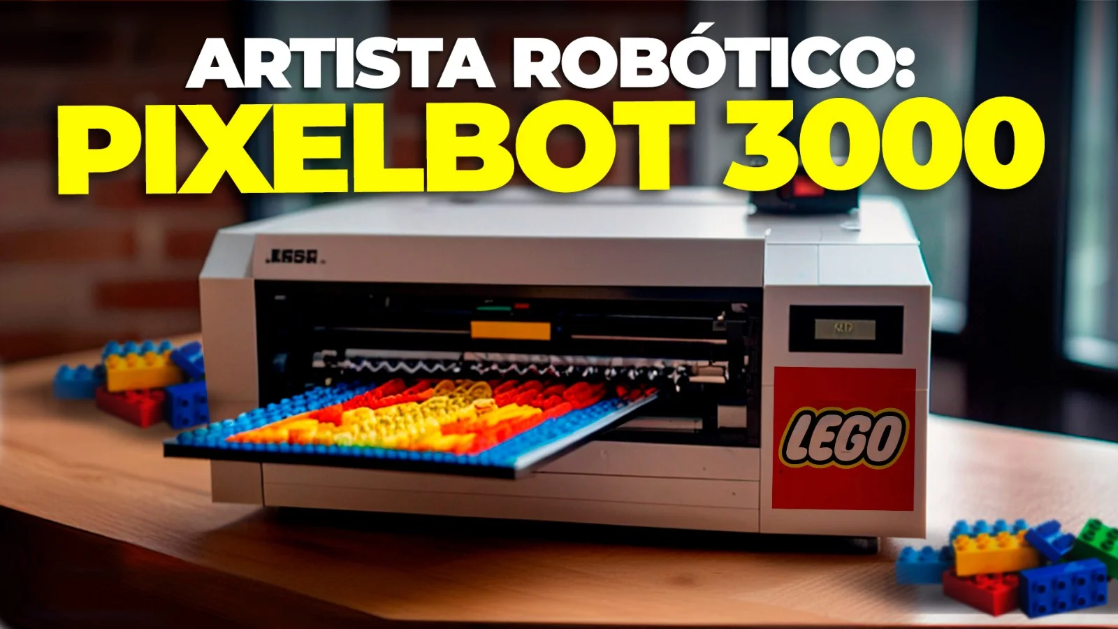 Pixelbot 3000 une a Lego y la IA