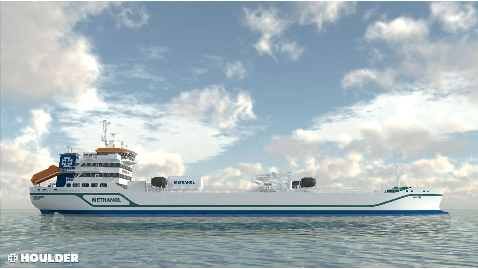 Presentan el diseño de un buque de abastecimiento de metanol para un ...