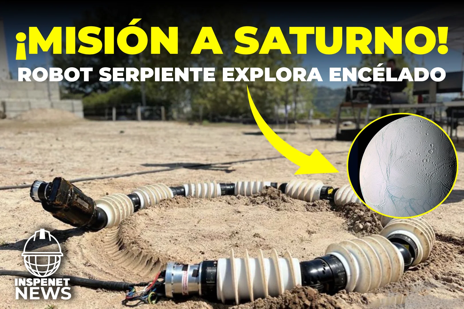 EELS, el robot serpiente que busca vida en Encélado