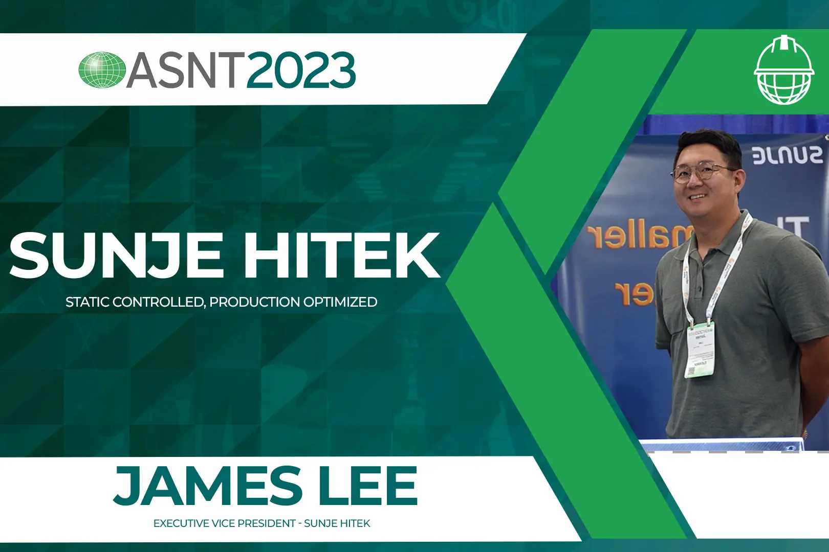 Sunje Hitek at ASNT 2023 Leading in Gas and X-Ray Detection