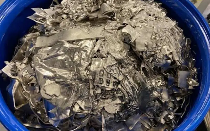 They produce lithium metal ingots from scrap