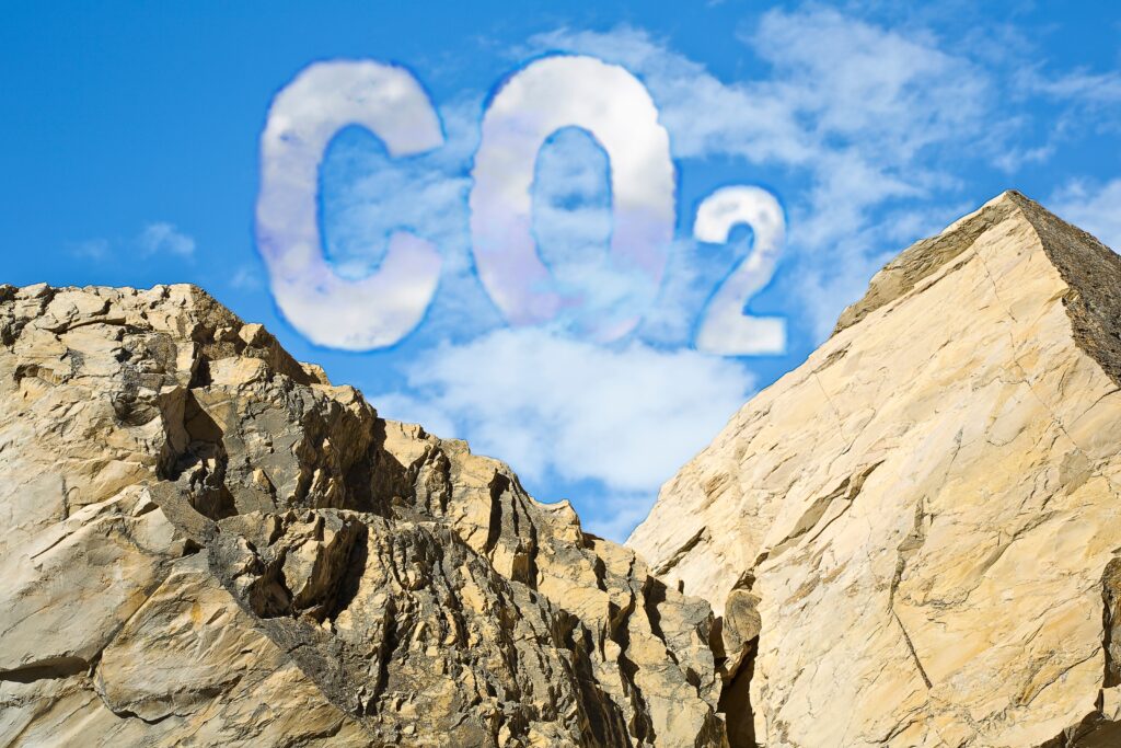 They discover that some rocks emit CO2 into the atmosphere.