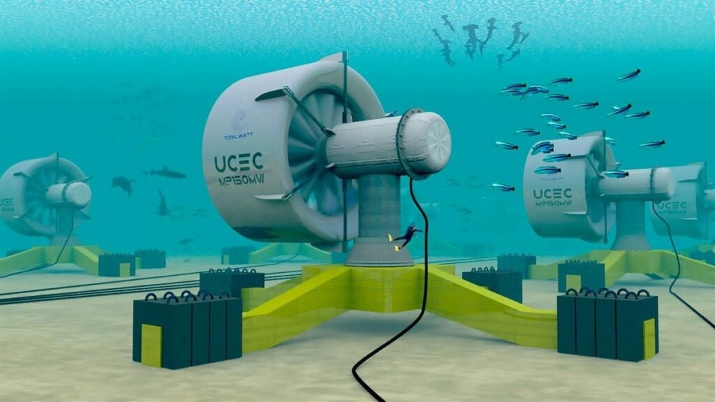 Meet the underwater turbine capable of generating electricity