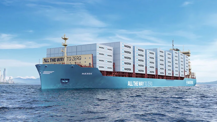 AP Moller – Maersk unveils its first green methanol vessel