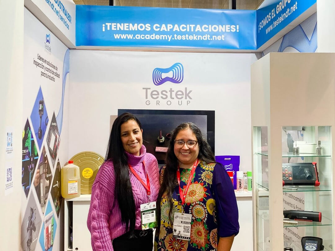 Grupo Testek presenta tecnologías END en Expo Mantener 2023